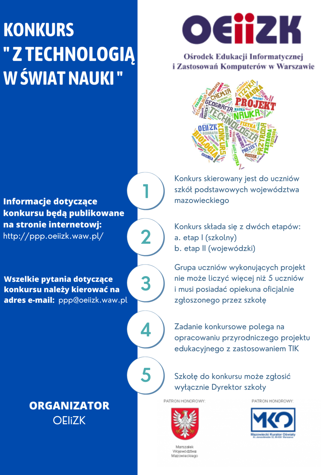 Konkurs „Z technologią w świat nauki” – Pracownia Przedmiotów ...